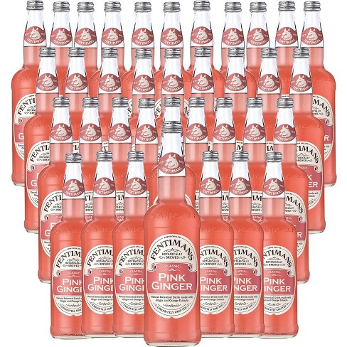 Fentimans Botanically Brewed Pink Ginger Sparkling Soda, 36 Pack, 9.3 ...