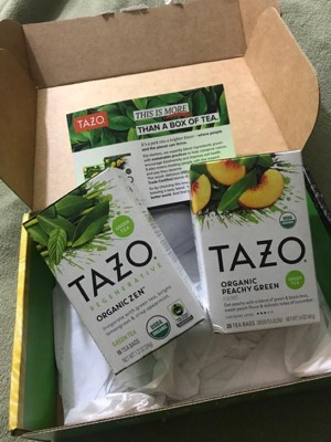 Tazo Organic Peachy Green Tea - 20ct/1.4oz : Target