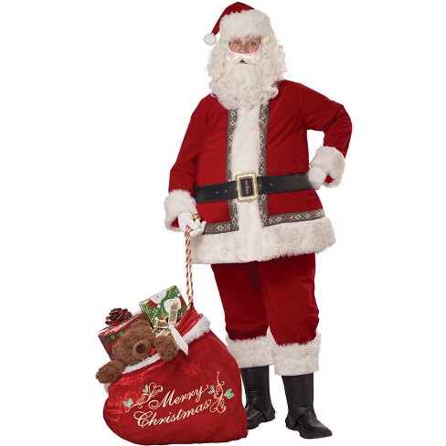 California Costumes Deluxe Santa Clause Adult Costume : Target