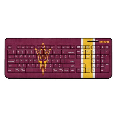 Keyscaper Arizona State Sun Devils Stripe Wireless Usb Keyboard : Target