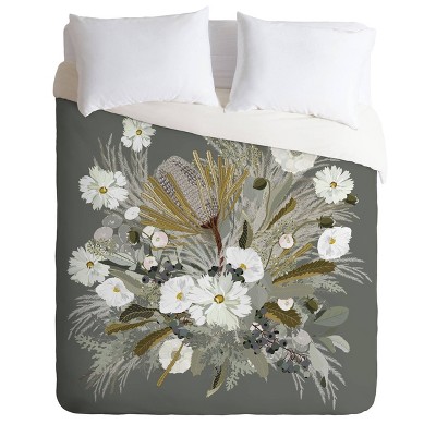 Queen/full Pimlada Phuapradit Frozen Foliage Comforter Set - Deny ...