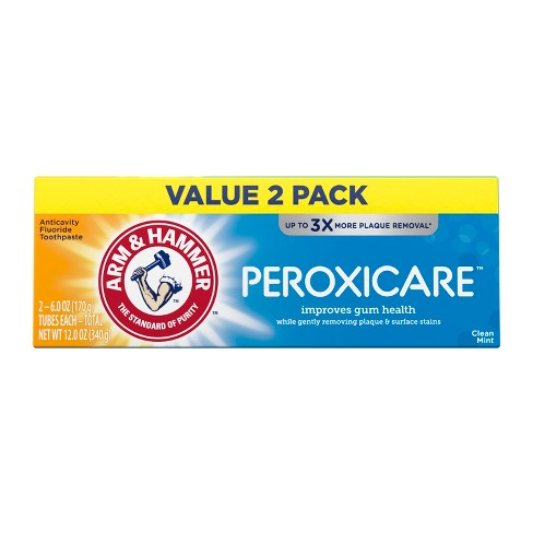 Arm & Hammer Peroxicare Gum Health Anticavity Flouride Toothpaste - 6oz ...