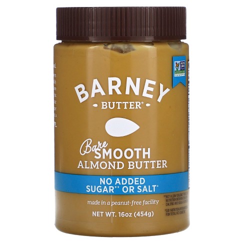 Barney Butter Bare Almond Butter, Smooth, 16 Oz (454 G) : Target