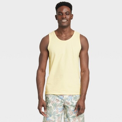 Men's Tank Top - Goodfellow & Co™ Yellow M : Target