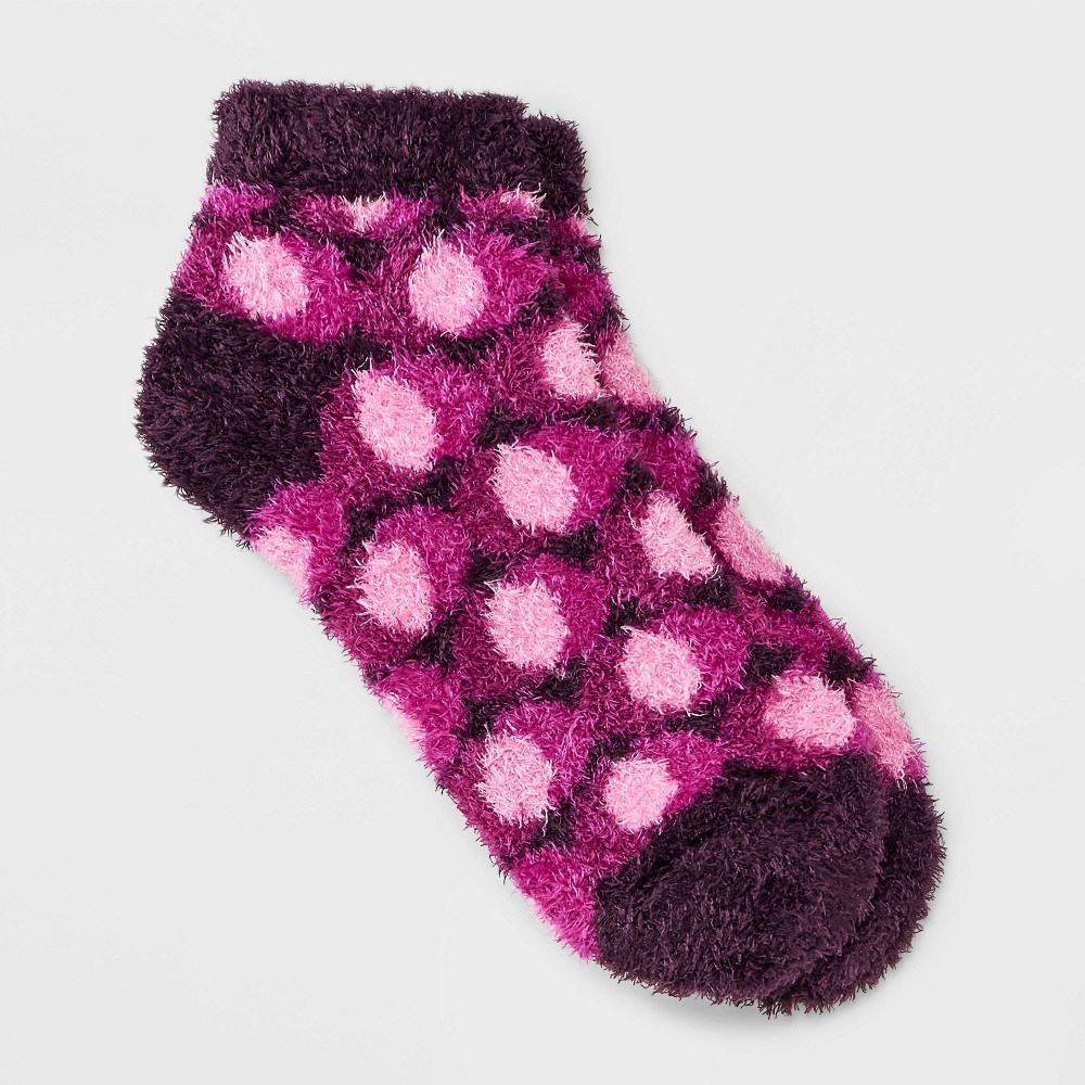UPC 198101757807 - Women's Polka Dot Cozy Low Cut Socks - Auden™ Berry ...