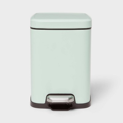 45l Rectangle Stainless Steel Step Trash Can Gold - Brightroom™ : Target