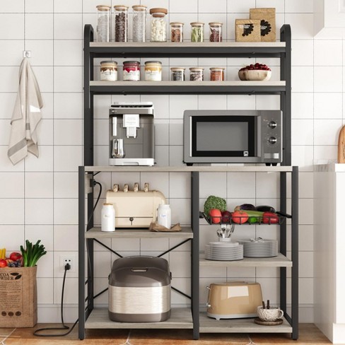 Large Bakers Rack With Power Outlets : Target