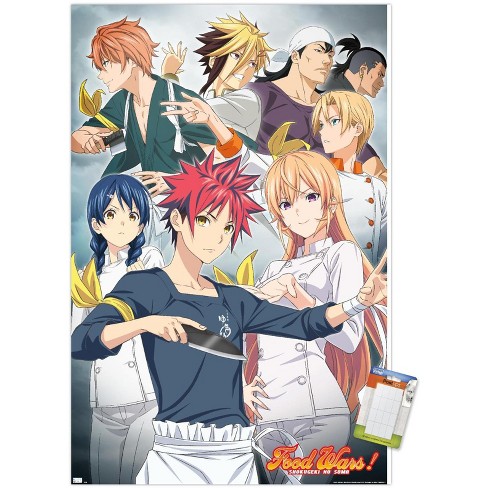 Trends International Food Wars! - Key Art Unframed Wall Poster Prints ...