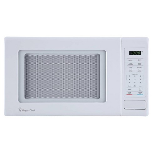 Magic Chef 0.9 Cubic Feet 900 Watt Stainless Countertop Microwave Oven ...