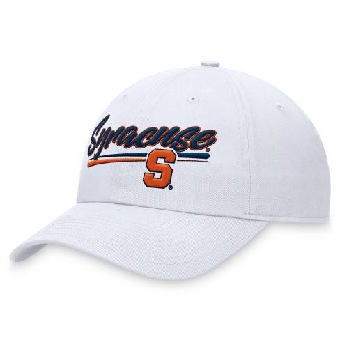 Ncaa Syracuse Orange Unstructured Washed Cotton Twill Hat - White : Target