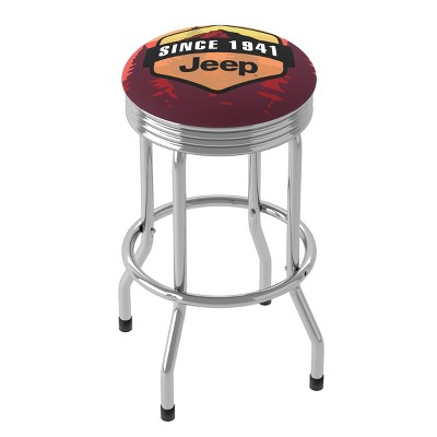 Trademark Gameroom Jeep Sunset Mountain Bar Stool : Target