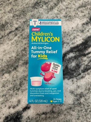 Mylicon Bubble Gum Flavor All-in-one Tummy Relief For Kids - 4 Fl Oz ...