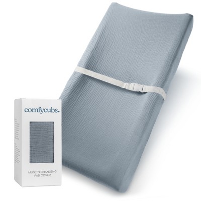 Comfy Cubs Changing Pad Sheets - Pacific Blue : Target