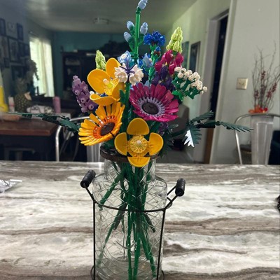 Lego Icons Wildflower Bouquet Artificial Flowers 10313 : Target