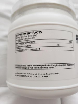 Thorne Creatine - Creatine Monohydrate, Amino Acid Powder - Support ...