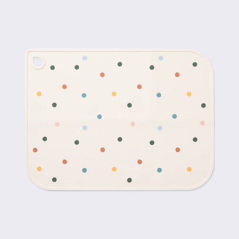 Silicone Placemat - Beige/dots - Cloud Island™ : Target