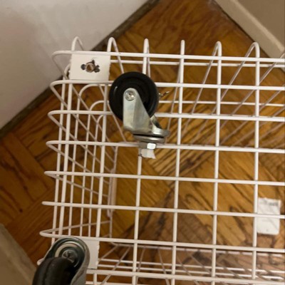 Wire Rolling Laundry Hamper - Brightroom™ : Target