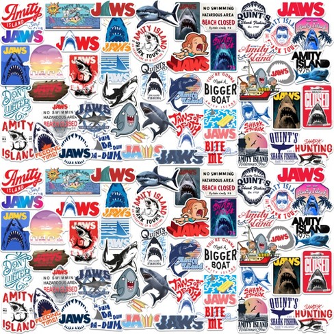 Jaws Vinyl Large Deluxe Stickers Variety Pack : Target