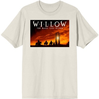 Willow Series Portal Ride Graphic Men's Tofu Crew Neck Short Sleeve Tee ...
