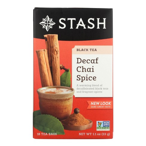 Stash Tea Decaf Chai Spice Tea - Case Of 6/18 Bags : Target