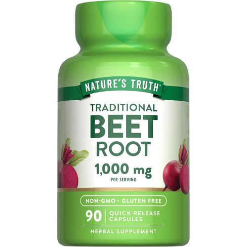 Nature's Truth Beet Root Capsules 1000mg | 90 Count : Target