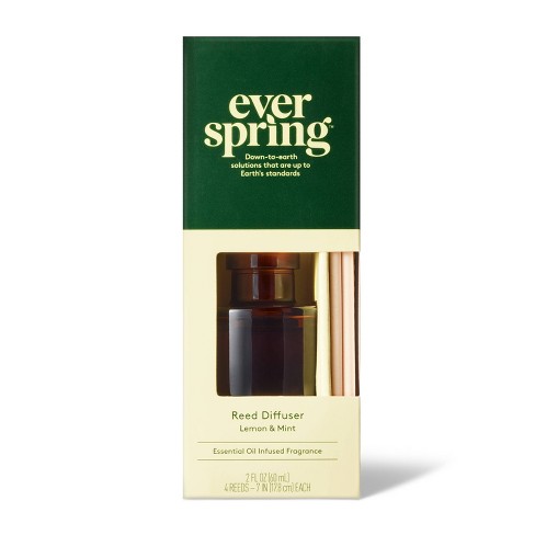 Liquid Reed Diffuser - Lemon & Mint - 2 Fl Oz - Everspring™ : Target