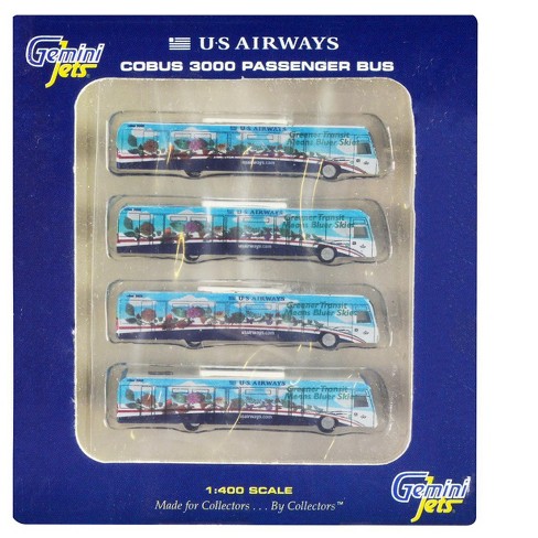 Cobus 3000 Passenger Bus White And Blue With Graphics "us Airways ...