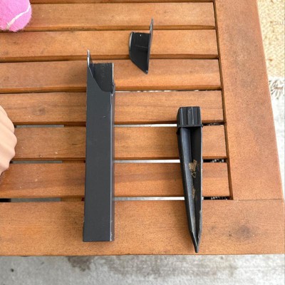 6pk Window Lantern Solar Led Outdoor Path Lights Matte Black ...