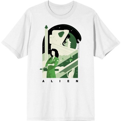 Alien Vintage Poster Art Men’s White T-shirt : Target