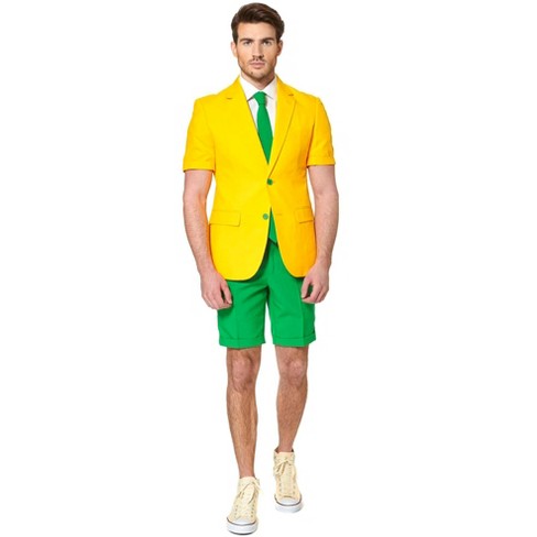 Opposuits Men's Party Summer Suits - Green And Gold - Multicolor - Size ...