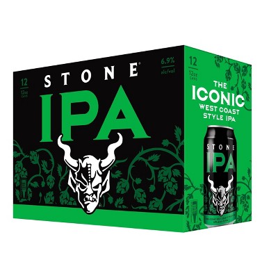 Stone Ipa Beer - 12pk/12 Fl Oz Cans : Target