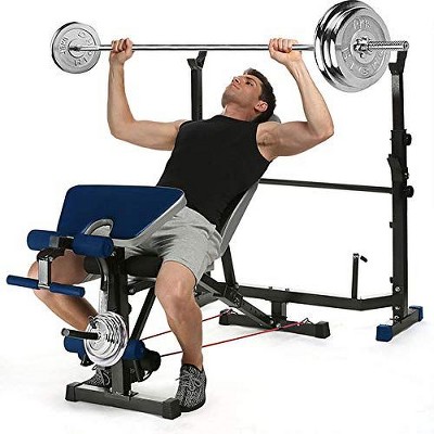 Balancefrom Fitness Adjustable Multifunctional Workout Bench Station ...