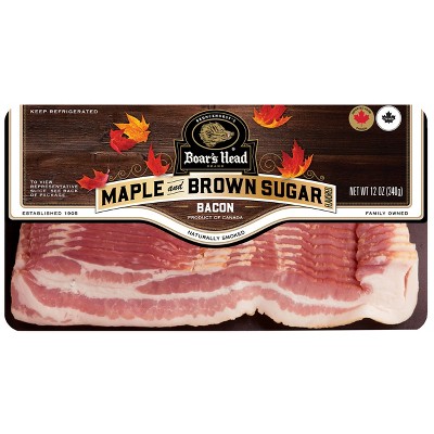 Boar's Head Maple Bacon - 12oz : Target