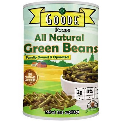 Goode Foods All Natural Cut Green Beans - 14.5oz : Target