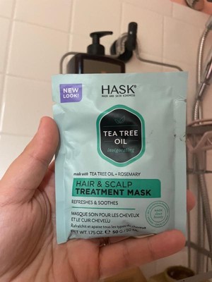 Hask Scalp Treatment Hair Mask Infused With Tea Tree & Rosemary Oil - 1 ...