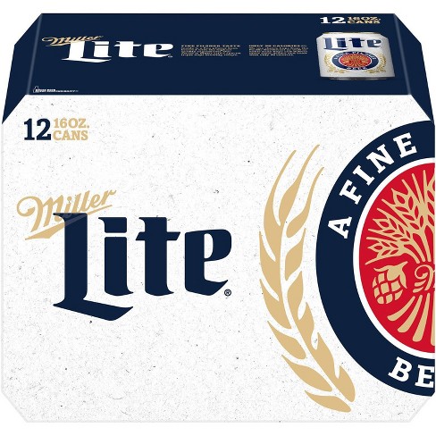 Miller Lite Beer - 12pk/16 Fl Oz Cans : Target