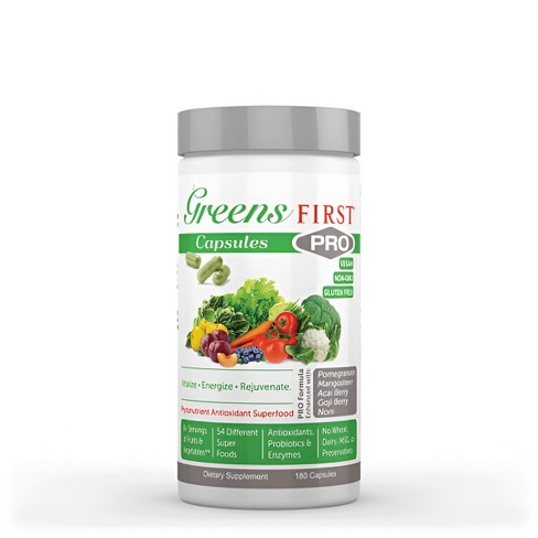 Greens First Pro Phytonutrient Capsules - 30 Servings - 54 Antioxidant ...