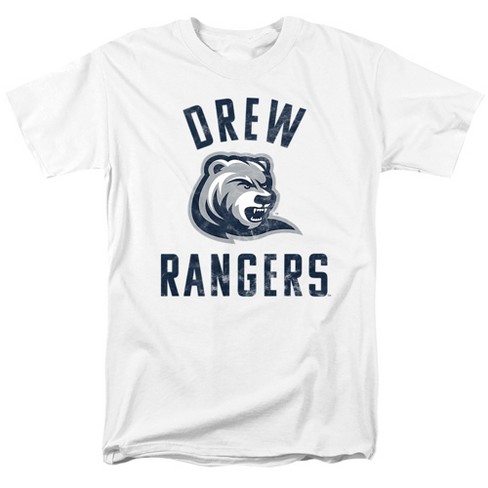 Drew University Official Rangers Logo Adult T Shirt,white, Large : Target