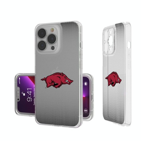 Keyscaper Arkansas Razorbacks Linen Clear Phone Case For Iphone 14 Pro ...