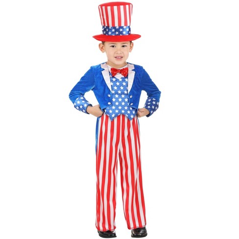 Halloweencostumes.com 2t Boy Toddler Uncle Sam Costume | Uncle Sam ...