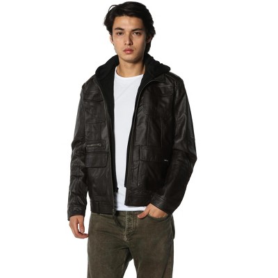 Members Only Men's L Train Jacket - Dark Green - Large : Target