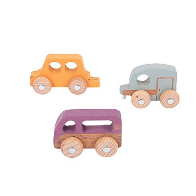 Tickit Rainbow Wooden Adventure Vehicles, Set Of 3 : Target