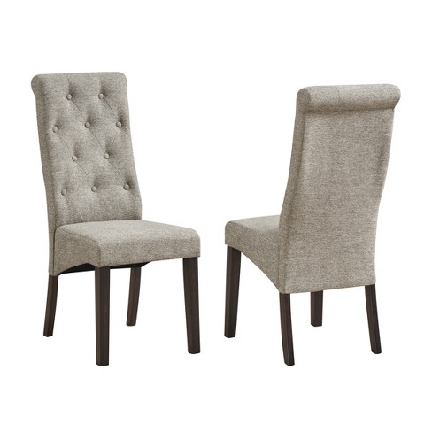Kings Brand Furniture Lemont Tufted Upholstered Parsons Dining Chair ...