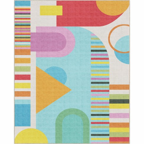 Well Woven Crayola Modern Bright & Washable 7'10" X 9'10" Area Rug ...