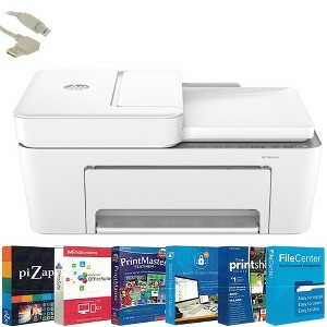 HP DeskJet 4258e All-in-One Printer (60K45A) with 10ft Angle USB 2.0 ...