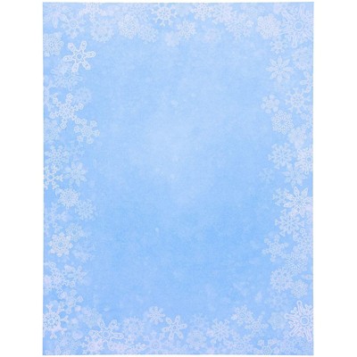 Sustainable Greetings 96-pack Merry Christmas Snowflakes Stationery ...
