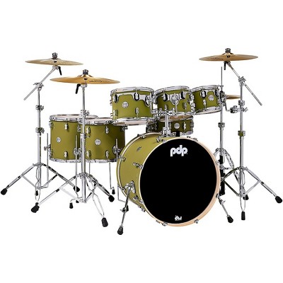 Pdp By Dw Concept Maple 7-piece Shell Pack With Chrome Hardware Satin ...