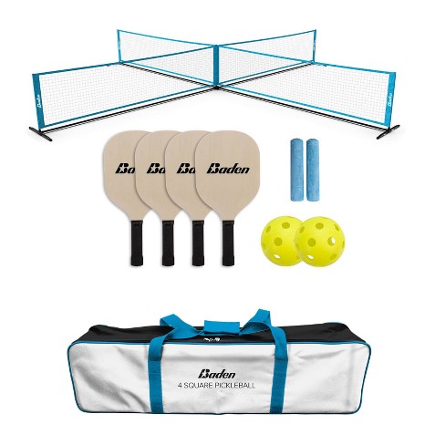 Baden 4 Square Pickleball Court With Paddles : Target