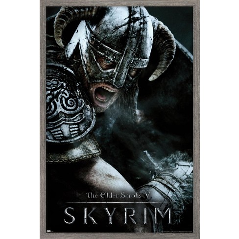 Trends International The Elder Scrolls V: Skyrim - Aerial Framed Wall ...