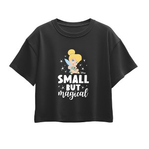 Girls' - Tinker Bell - Small But Magical Short Sleeve Boxy Graphic T ...